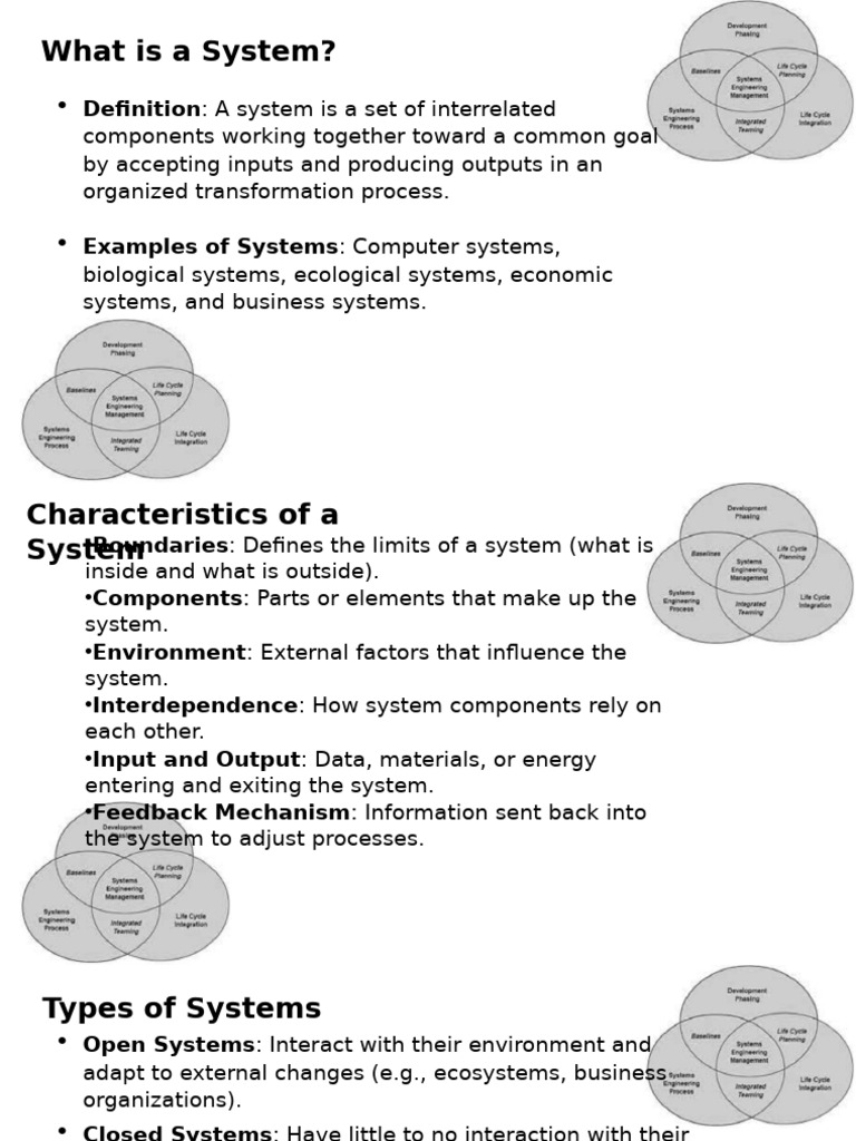 Topic 1 System Engineering | PDF | System | Systems Engineering