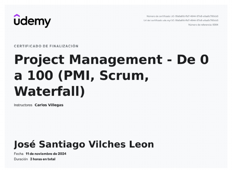 Project Management - de 0 A 100 (PMI, Scrum, Waterfall) | PDF