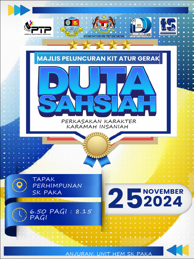 Buku Program Duta Sahsiah 2023 | PDF