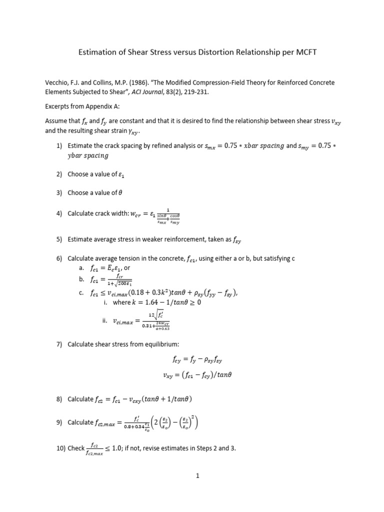 Handout 4 - Shear Stress versus Strain | PDF | Building Engineering ...