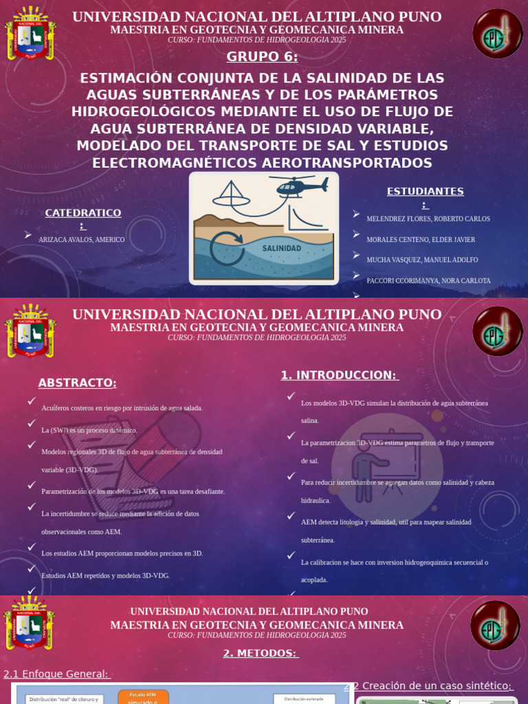 Expo2 Grupo6 | PDF | Optimización Matemática | Agua subterránea