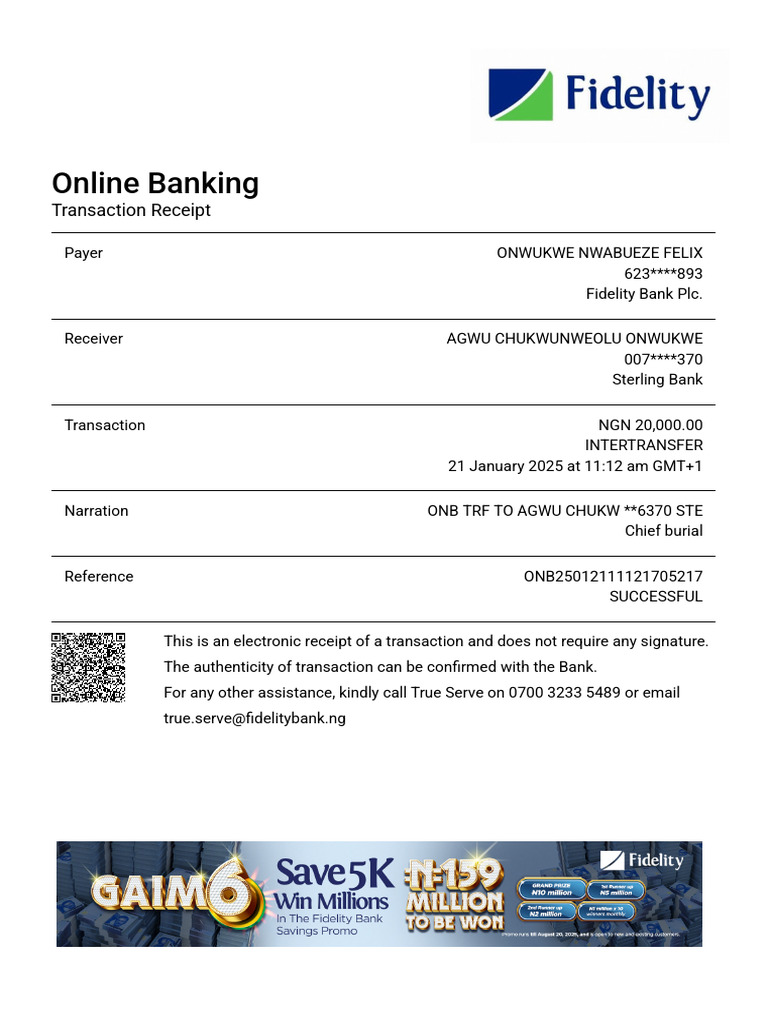 Transaction Receipt | PDF