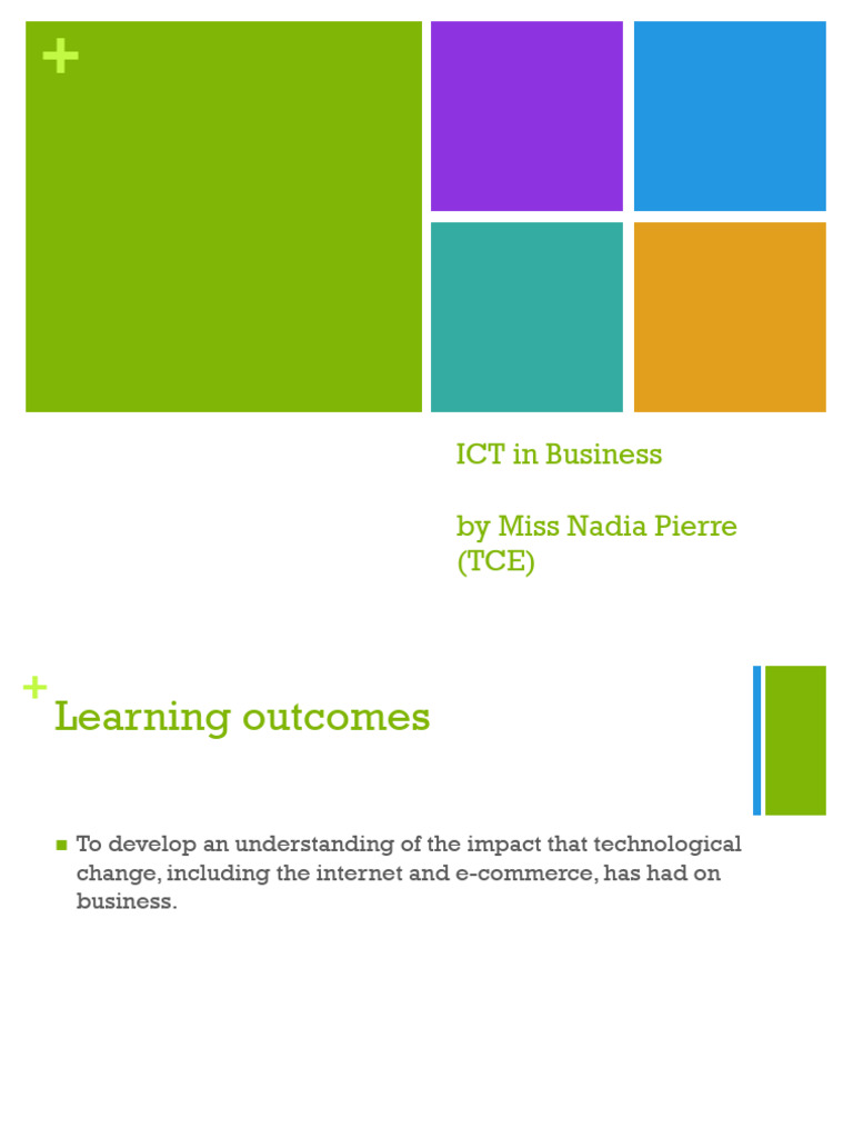 POB Section 10 Part 2 ICT in Business | PDF | E Commerce | Internet