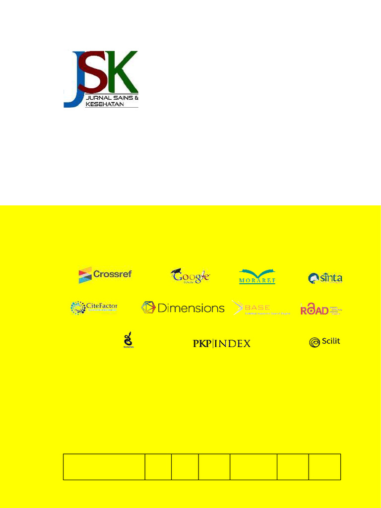 Jurnal Sains dan Kesehatan (J. Sains Kes.) JSK | PDF