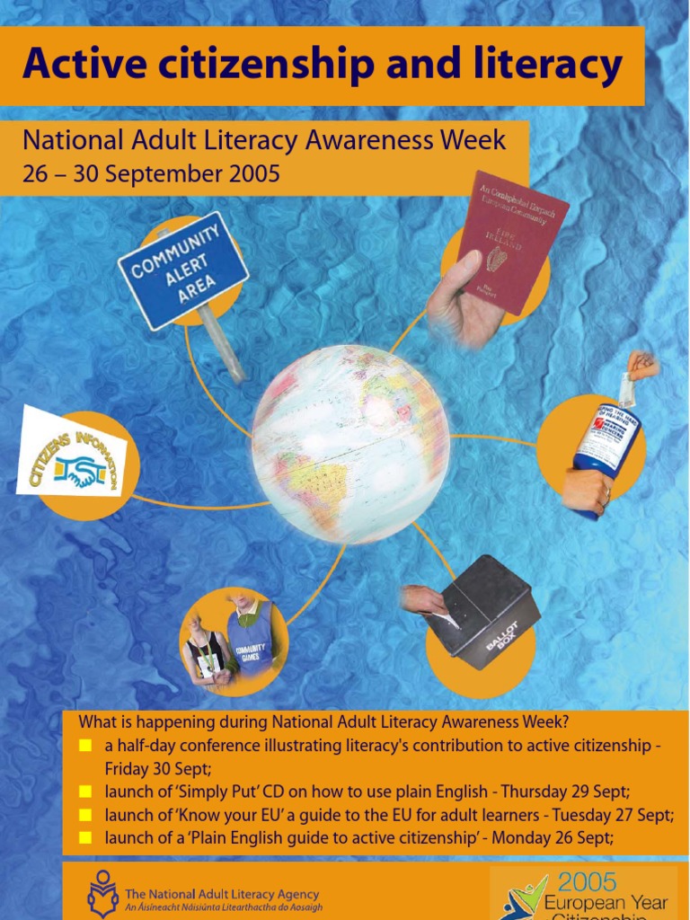 Active Citizenship Campaign Poster 2005 | PDF | Adult Education | Literacy