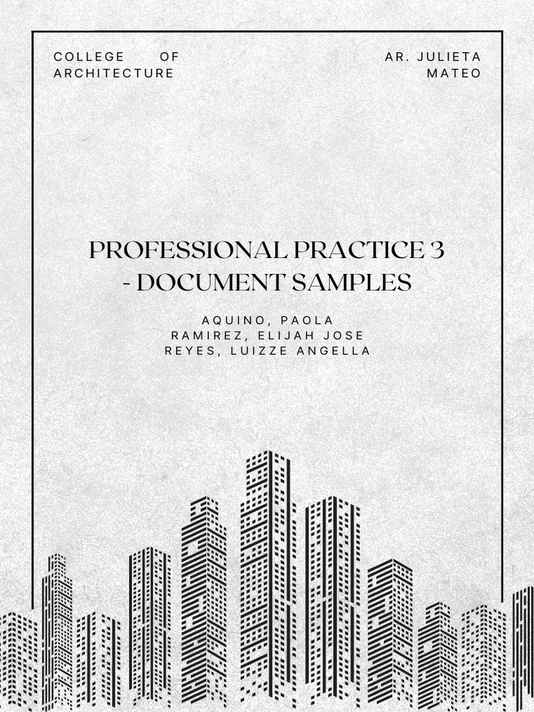 Pp3 Cover Page Document Samples | PDF