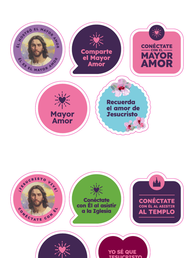 Stickers Mayor Amor 2025 | PDF