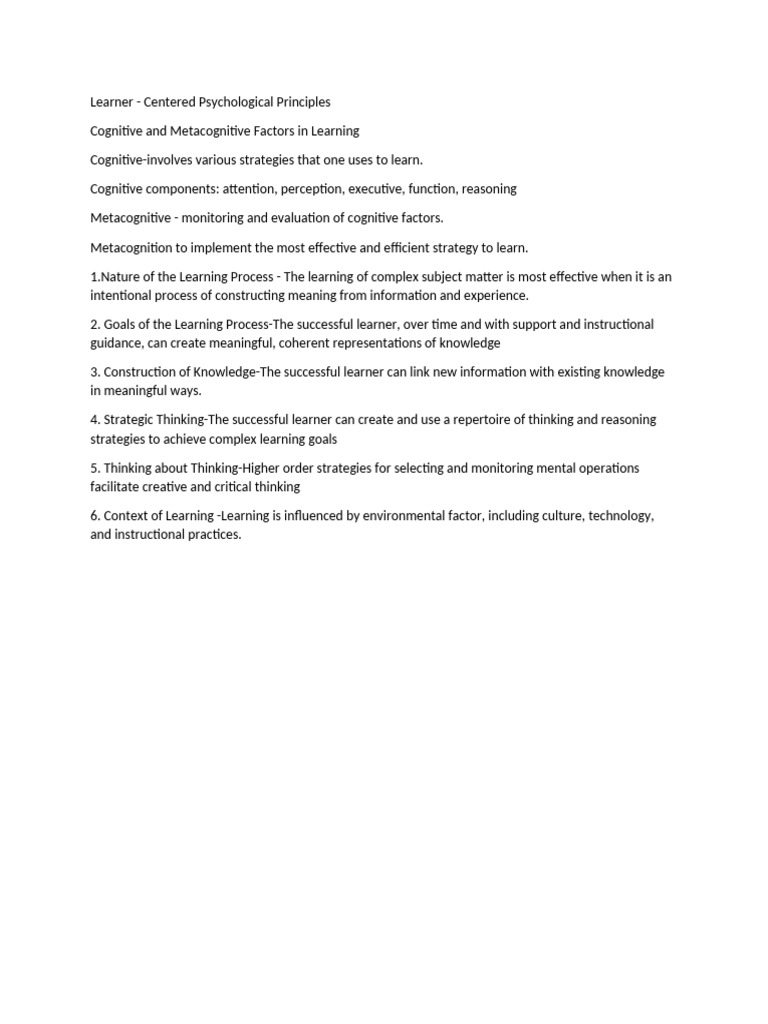 Learner | PDF
