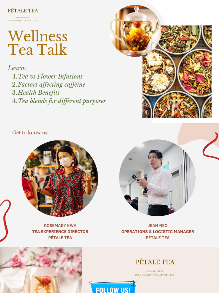 Wellness - Petale Tea Talk Presentation (1920 × 1080px) | PDF | Tea ...
