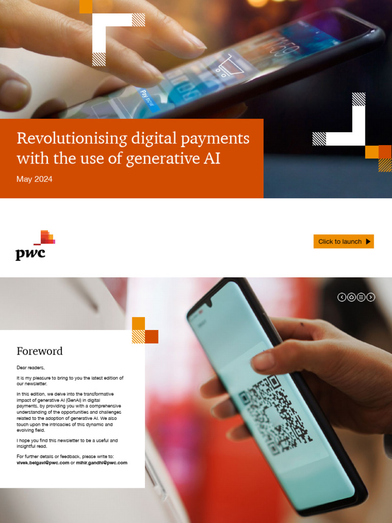 PWC Payments Newsletter GenAI in Payments 1743033710 | PDF | Machine ...