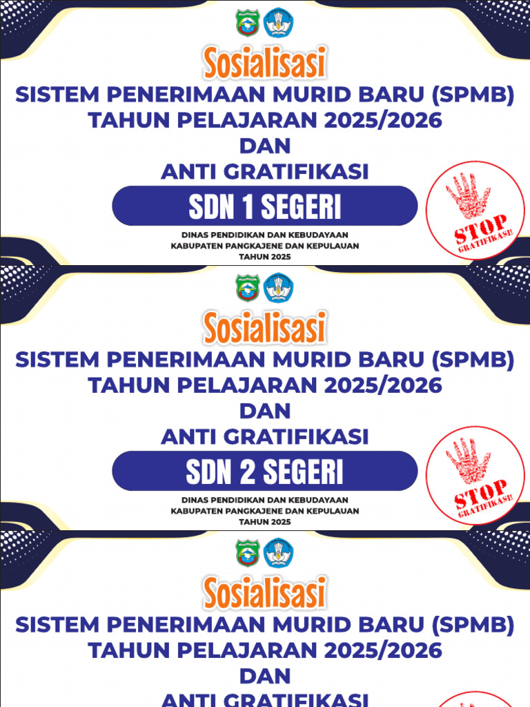 Format dan Template SPMB Sekolah | PDF