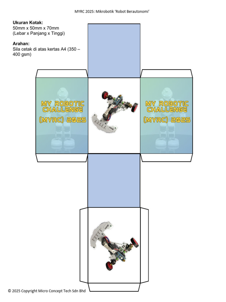 MYRC 2025 - Mikrobotik (RobotBerautonomi) - KotakHalangan - 20250313 | PDF