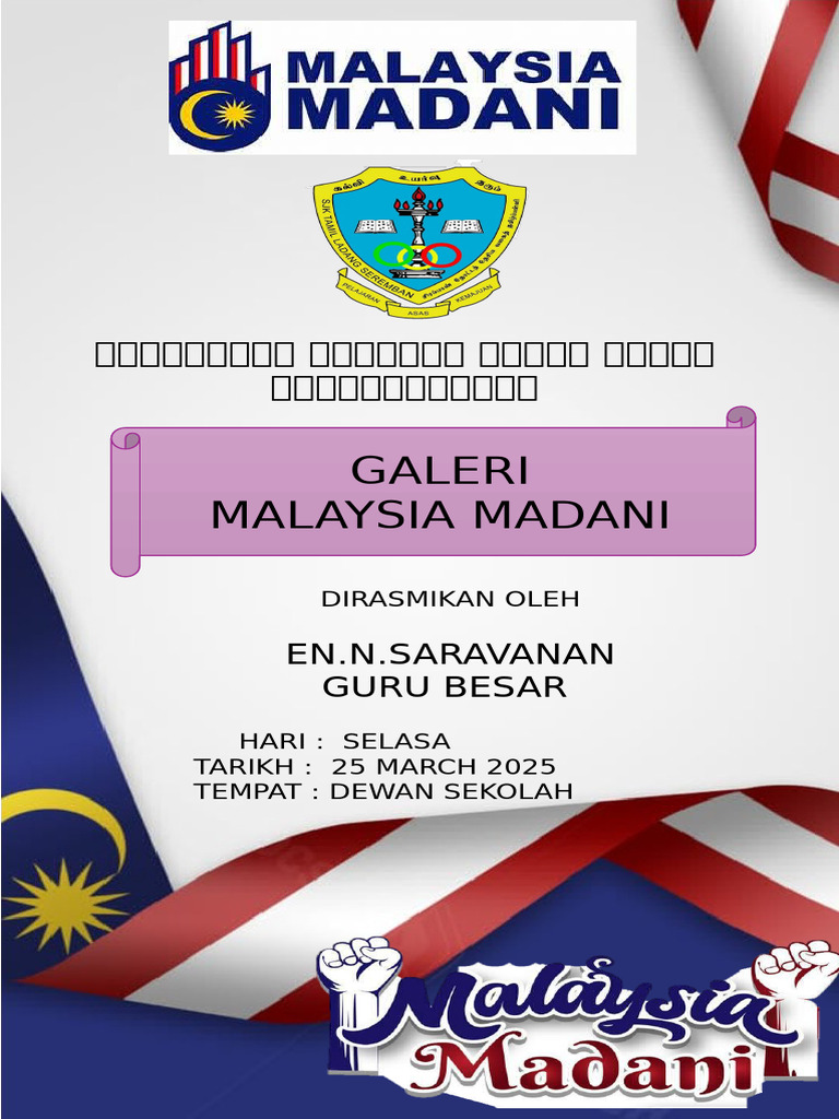 Malaysia Madani Poster | PDF