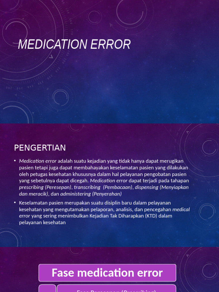 MENCEGAH Medication Error | PDF
