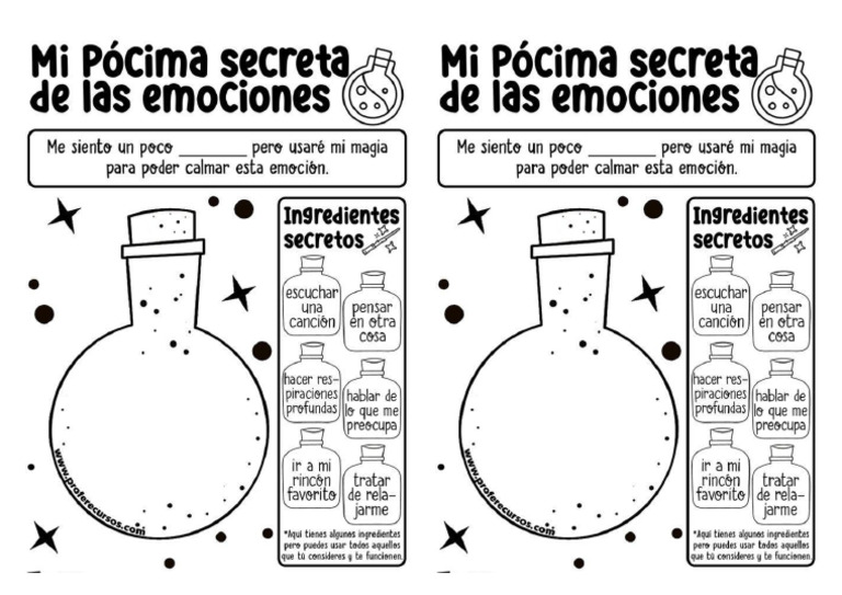 Mi Pocima Secreta de Las Emociones | PDF
