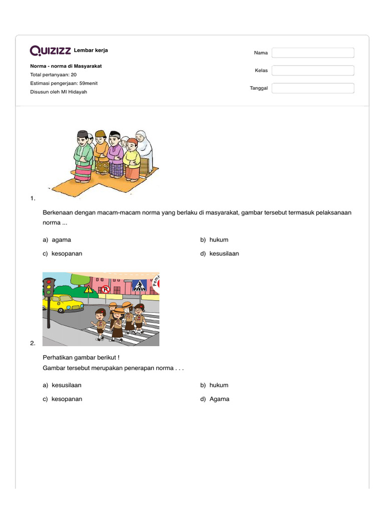 Norma dan Perilaku di Sekolah | PDF