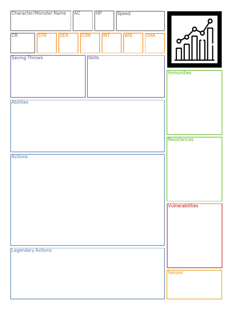 Monster or NPC Statistics (Detailed) | PDF