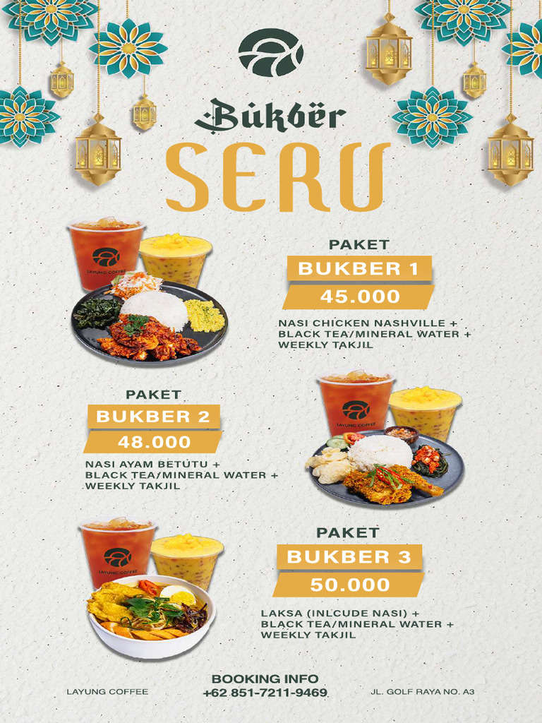 Bukber Packages at Layung Coffee | PDF