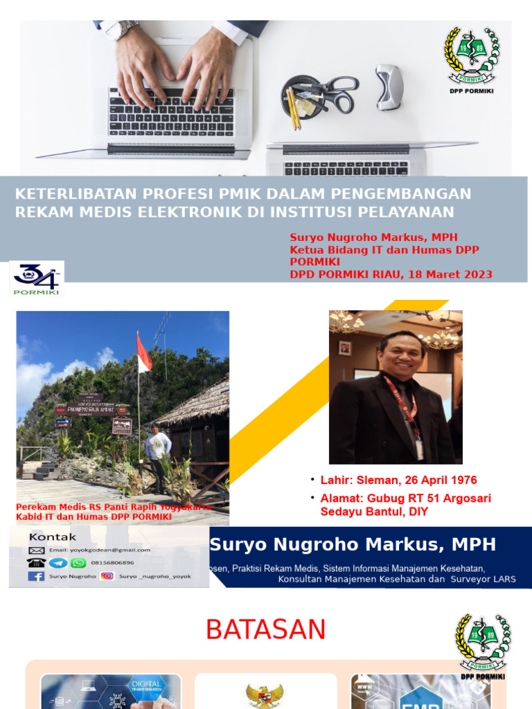 Keterlibatan PMIK dalam RME Kesehatan | PDF