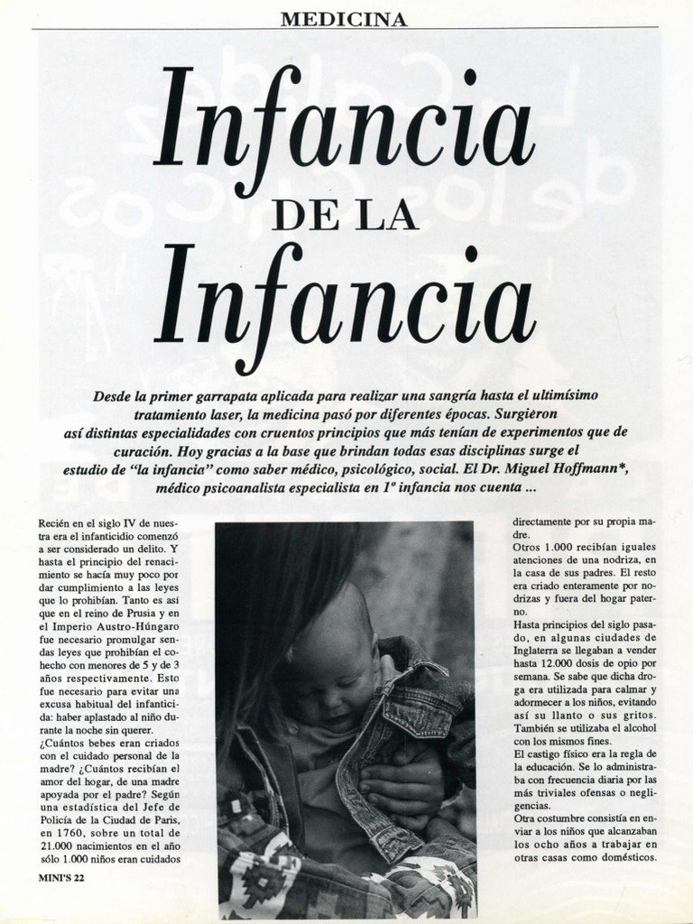 Infancia de La Infancia | PDF