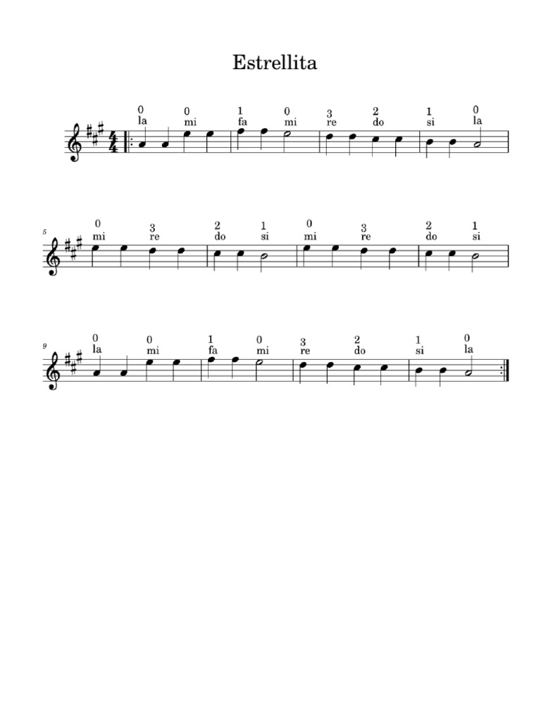 Estrellita Violin | PDF