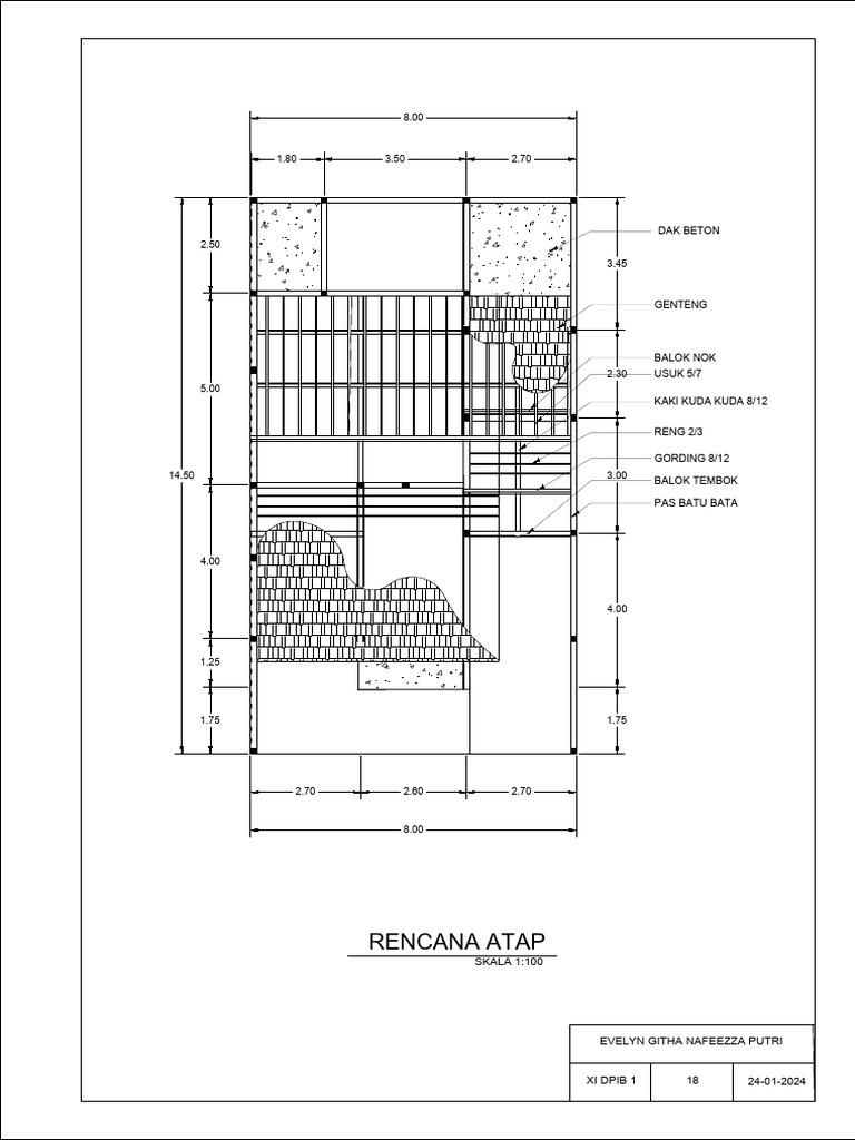 1 Rencana Atap | PDF