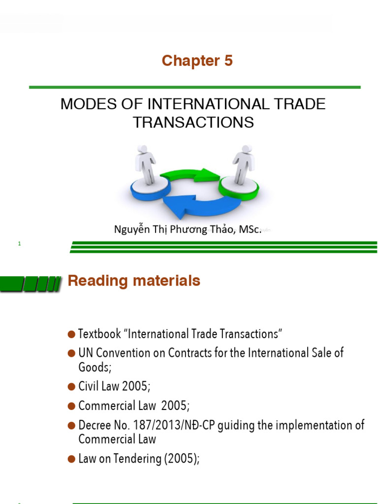 Chapter 5 Modes of Trade Transactions Ky 22122 | PDF | Option (Finance ...