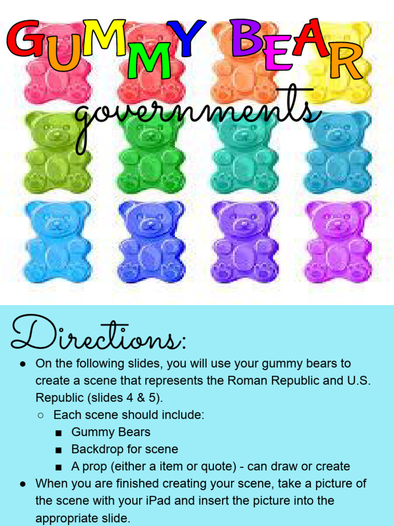 Gummy Bear Government Scenes | PDF