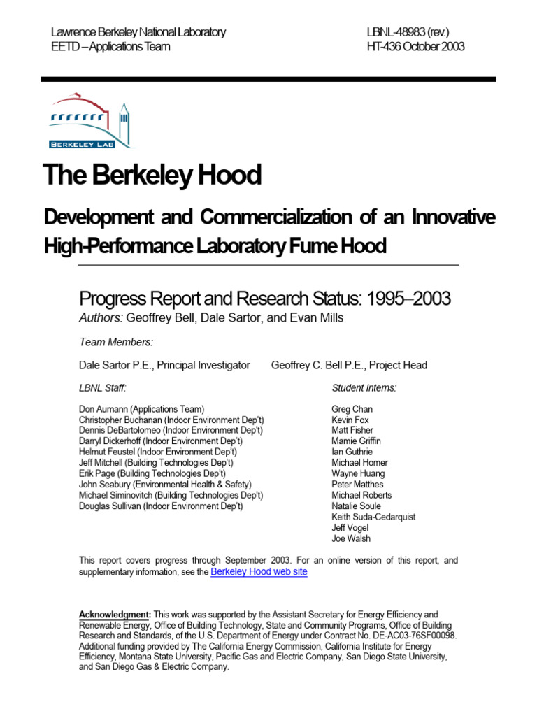LBNL 48983 | PDF | Building Automation