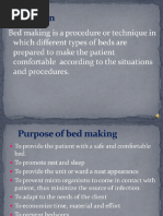 Essential Bed Making Techniques in Nursing | PDF | Bed | Medical ...