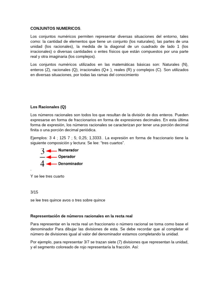 Conjuntos Numericos | PDF
