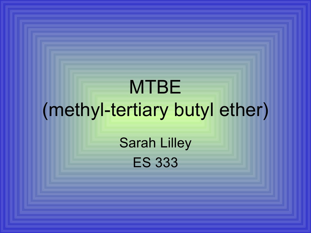 MTBE