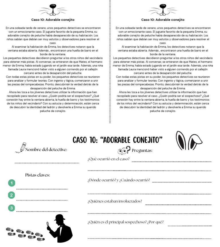 Caso 10 "Adorable Conejito" | PDF