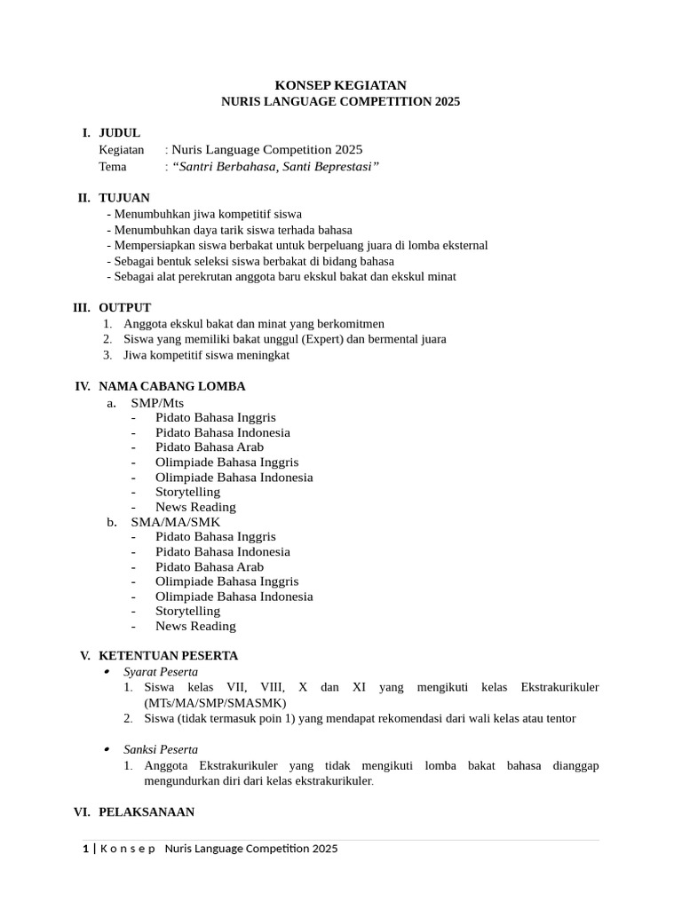 Timeline NEC 2025 | PDF