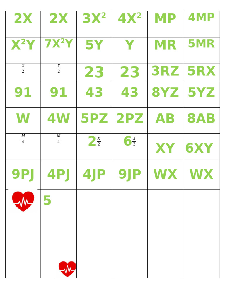 Memorice Terminos Pareados | PDF
