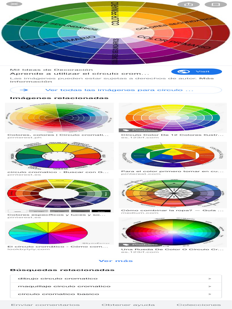 Circulo Cromatico - Buscar Con Google | PDF | Color | Gráficos de ...