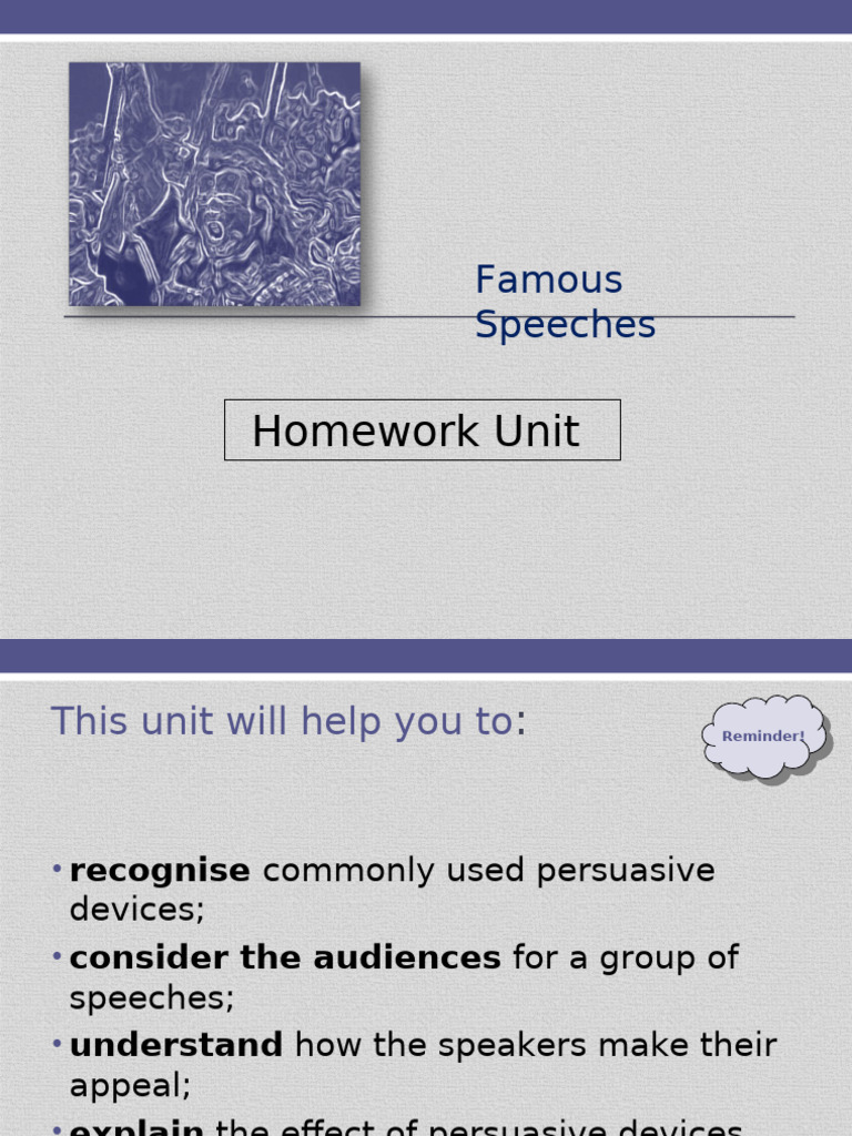 Analyzing Famous Persuasive Speeches | PDF