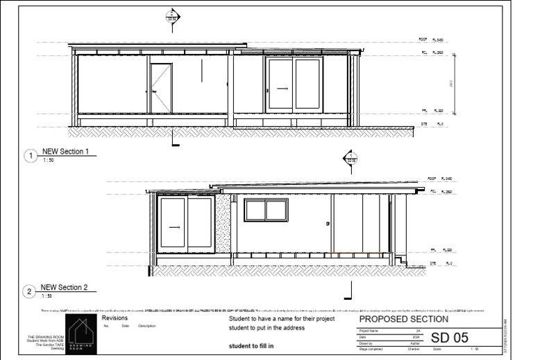 Section | PDF | Technical Drawing | Construction Management