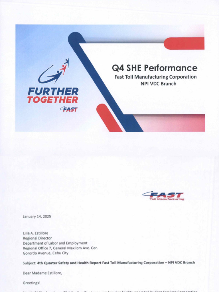 Q4 - 2024 Safety & Health Report | PDF
