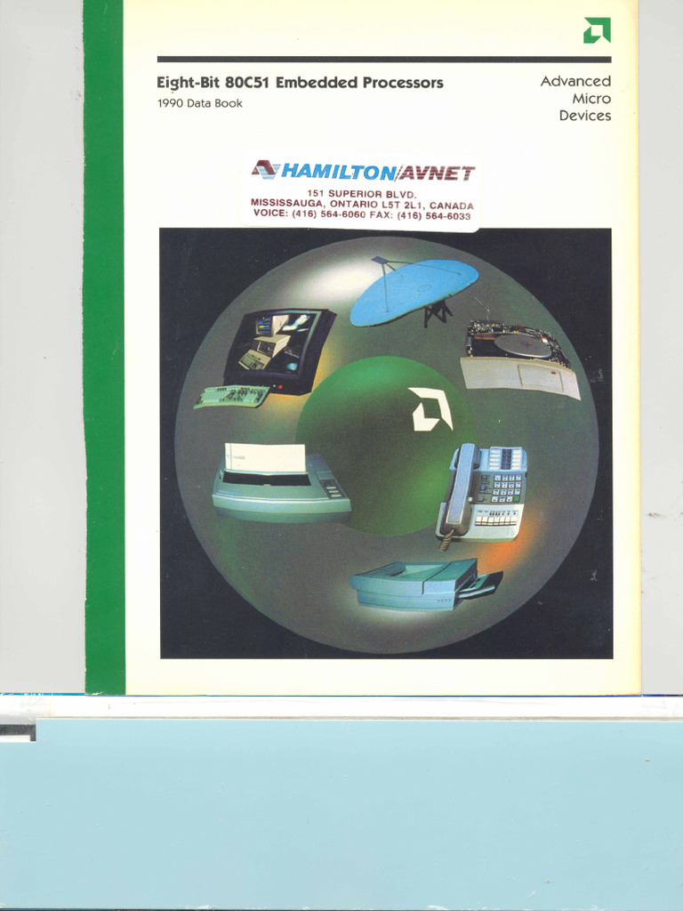 DSADA0018 - Eight-Bit 80C51 Embedded Processors, 1990 Data Book, AMD ...