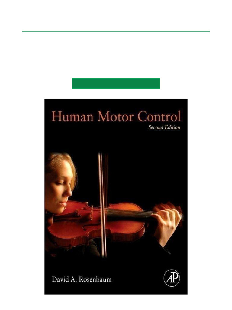 Human Motor Control - 2nd Edition All-in-One Download | PDF | Motor ...