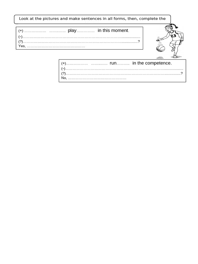 PRESENT PROGRESSIVE TENSE-2nd-good | PDF
