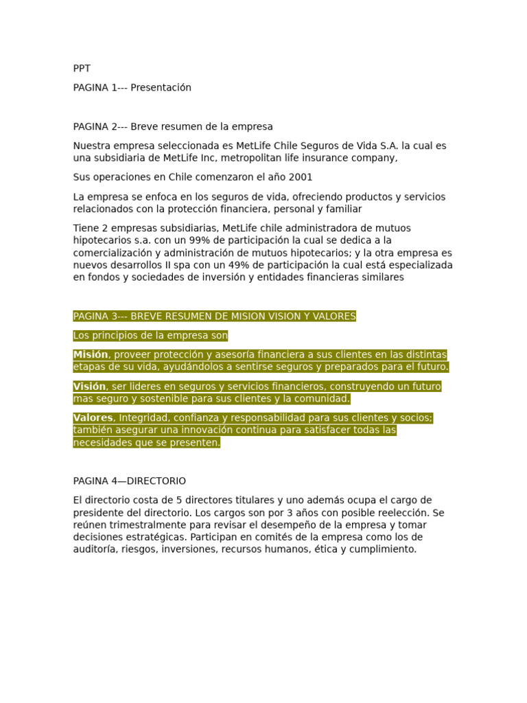 Resumen PPT Hojas | PDF | Auditoría | Business