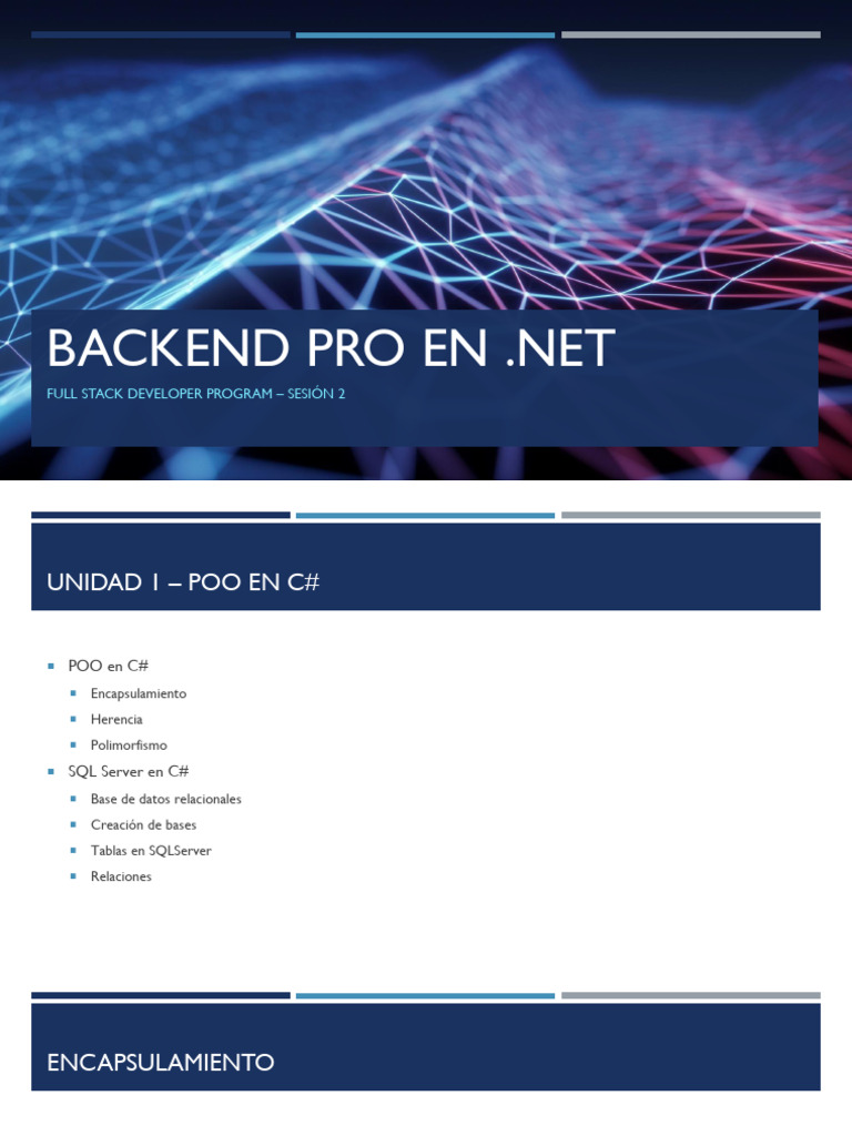 Módulo Backend Pro - Sesión 2 | PDF | Herencia (Programación Orientada ...