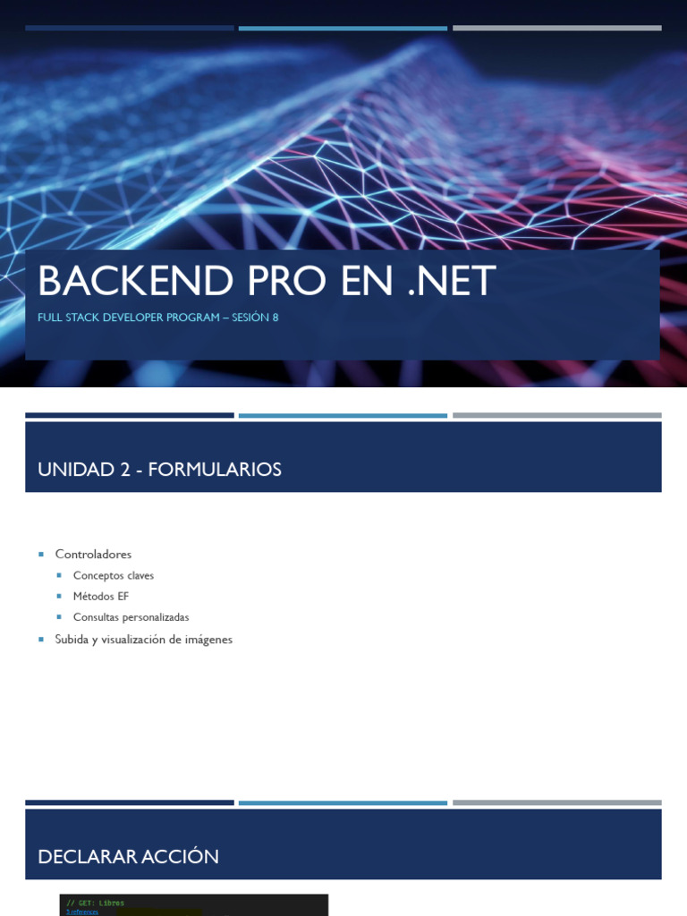 Módulo Backend Pro - Sesión 8 | PDF