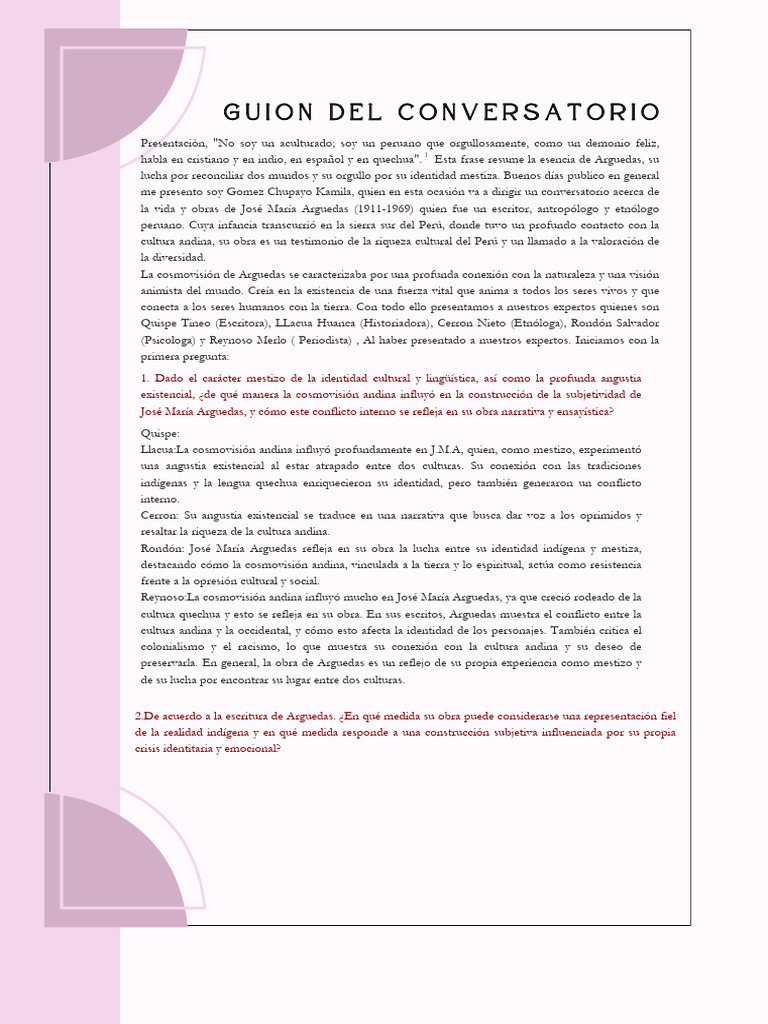 Guion Del Conversatorio | PDF | Totalitarismo | Fascismo