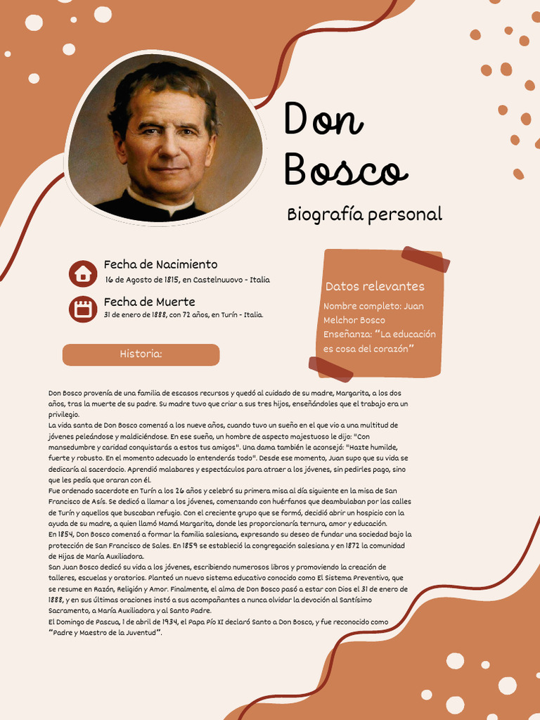 Don Bosco | PDF | Iglesia Católica