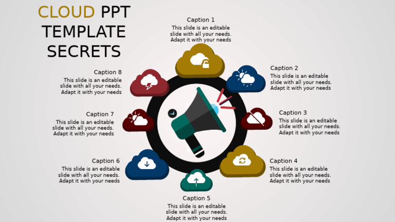 43312-Cloud PPT Template-Cloud PPT Template Secrets | PDF