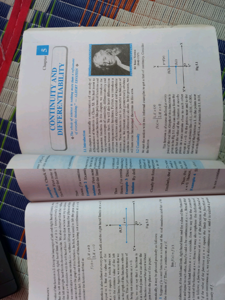 Continuity Differentiability Pdf