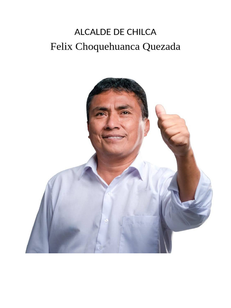 Alcalde de Chilca | PDF